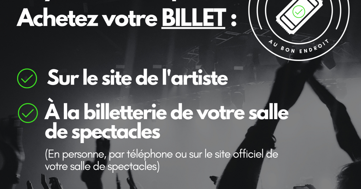 Revente Billet De Spectacle